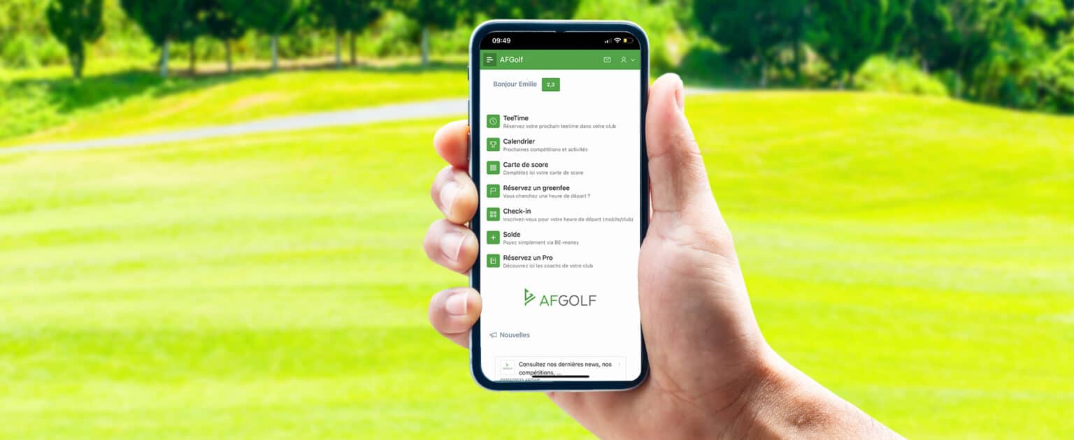 Téléchargez l’app BEgolf ! – AFGOLF